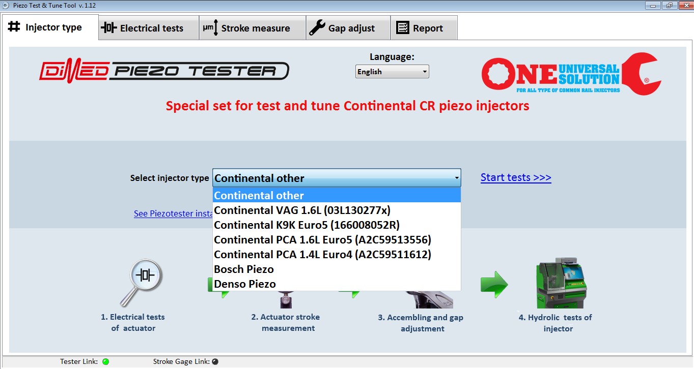 (TD-3000-PIEZO) PIEZO TESTING SET - OUS